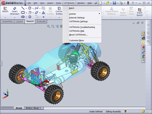 CCE’s CAT5Works Now Supports SolidWorks 2011